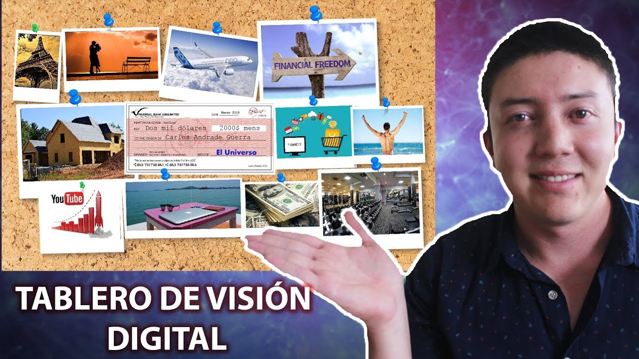 ¿Cómo hacer un tablero de visión DIGITAL? - YouTube