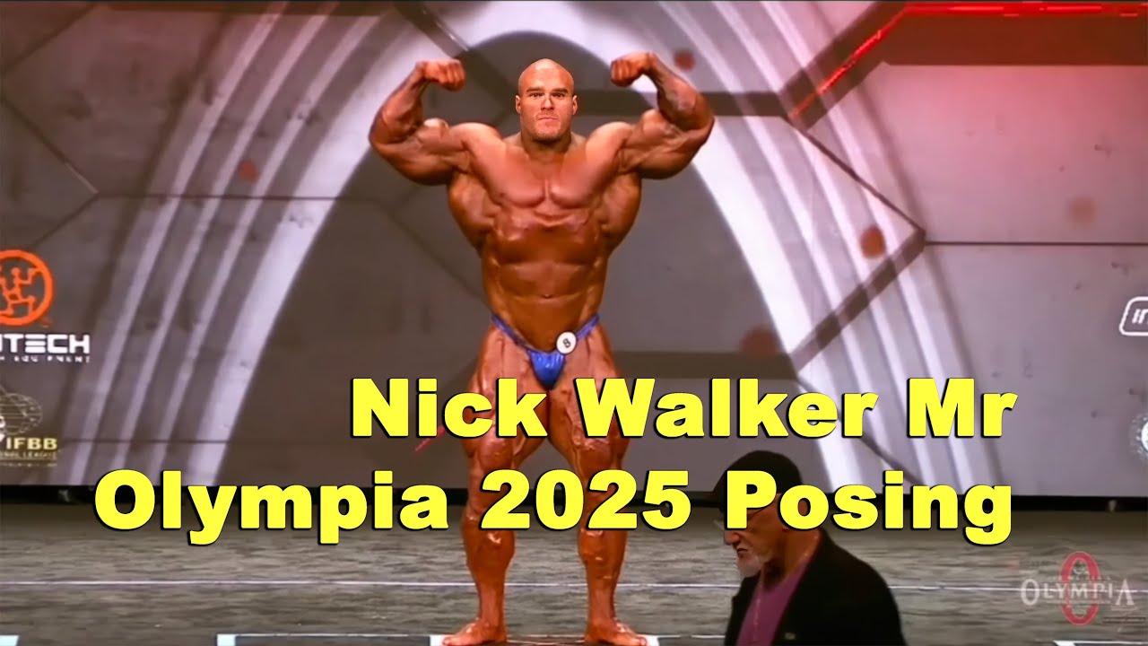 Nick Walker’s BEST EVER POSING | Mr. Olympia 2025 - YouTube