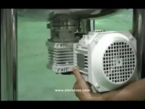 Steridose sterile pharmaceutical magnetic mixer and valve - YouTube