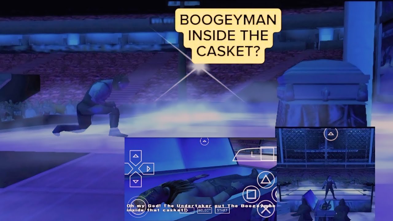 WWE 2K09 The Undertaker put The Boogeyman inside the casket | PPSSPP ...