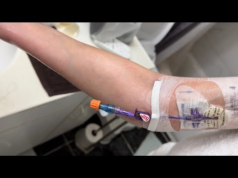 How to keep the PICC line dry while showering. - YouTube