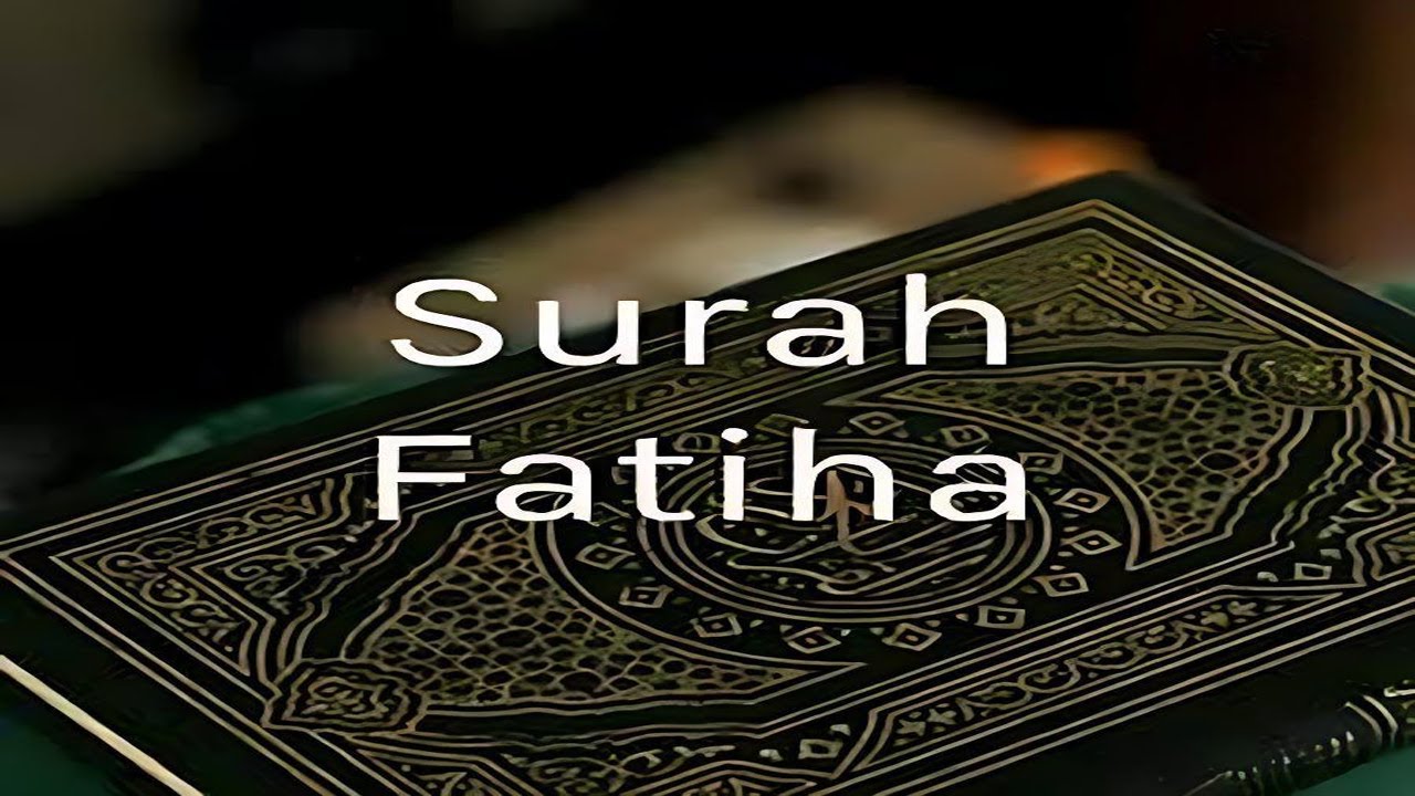 স র ফ ত হ Surah al fatiha with english translation