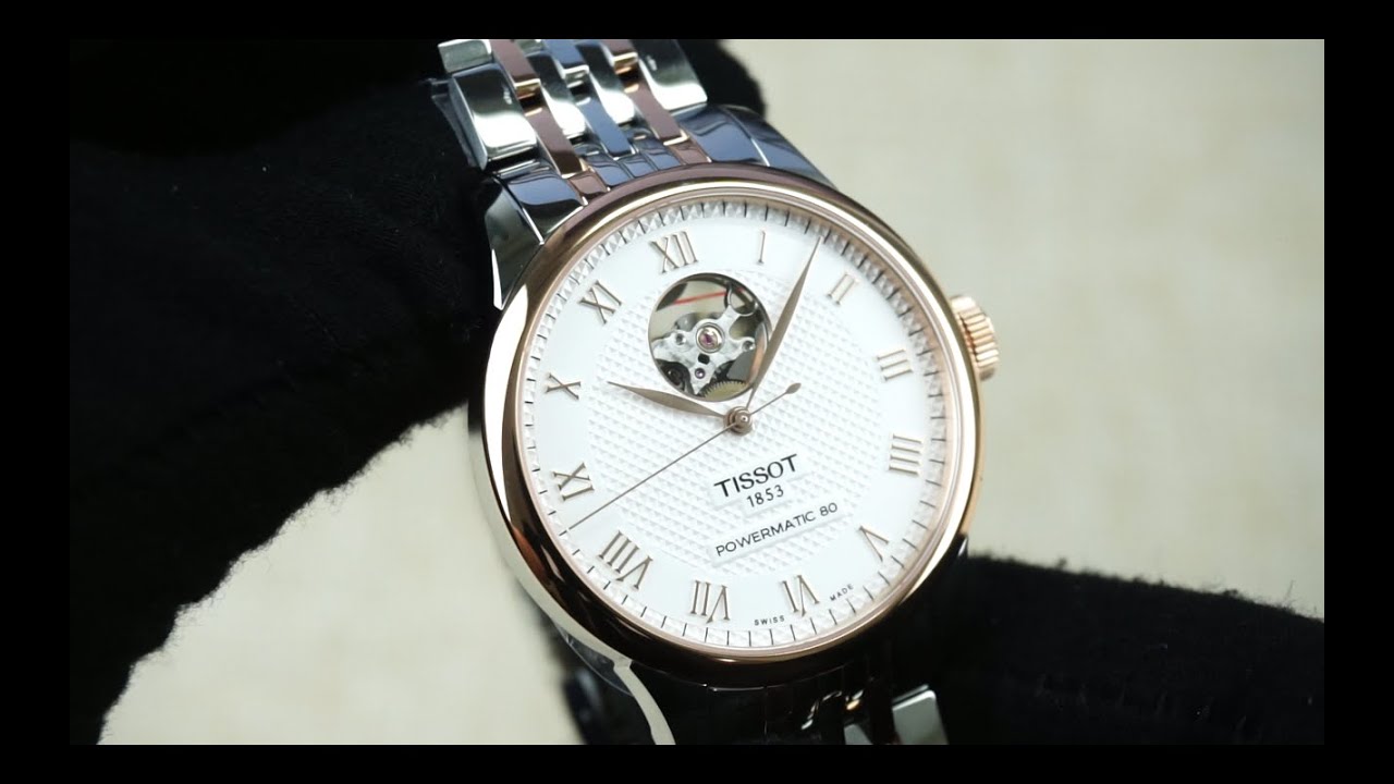 TISSOT LE LOCLE POWERMATIC 80 OPEN HEART T006.407.22.033.02 ...