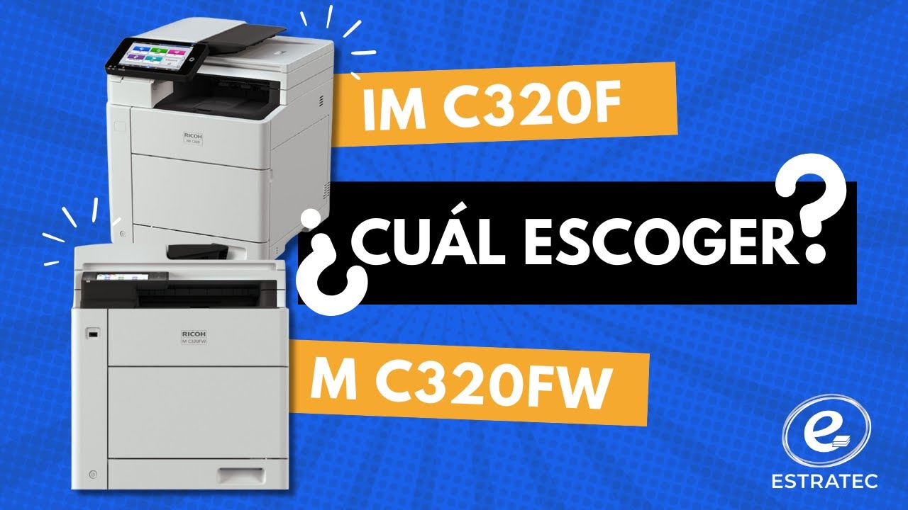 IM C320F Y M C320FW ¿Cuál es la diferencia? - YouTube