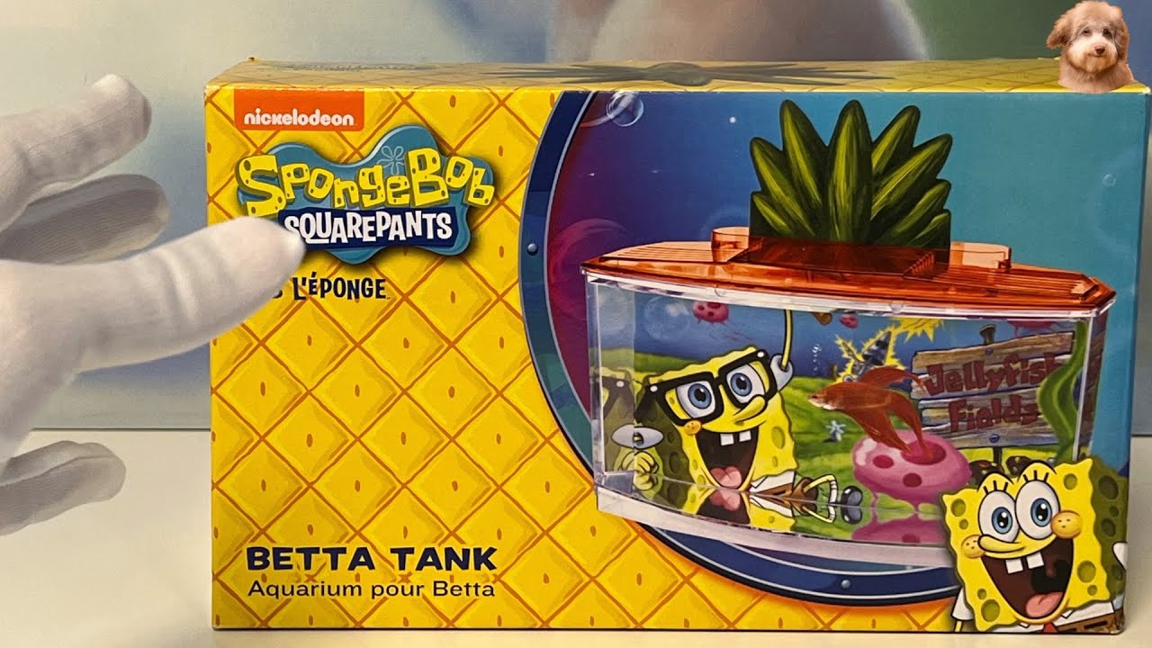 Spongebob Squarepants Fish Tank Unboxing and building Review - ASMR ...