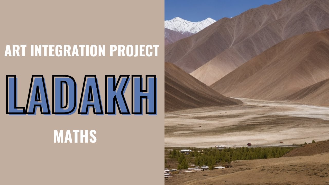 Maths Art Integration project on Ladakh | Creative Ideas - YouTube