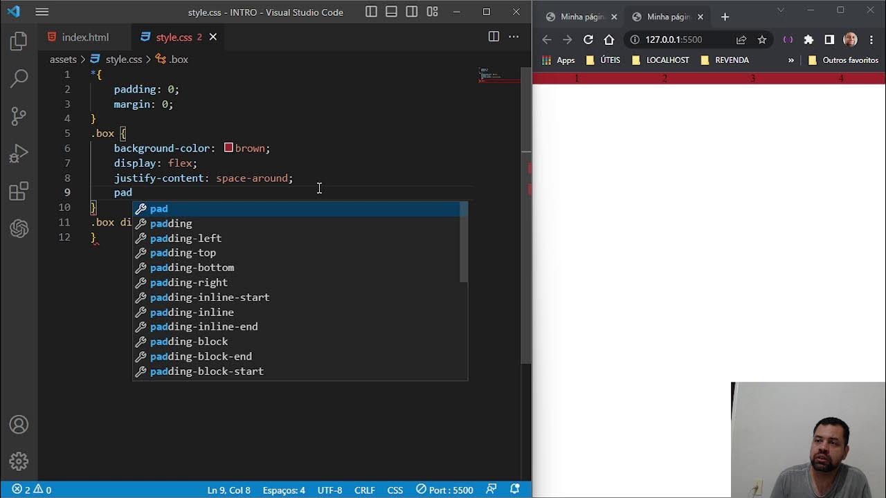 Como usar Flexbox CSS ao vivo - YouTube