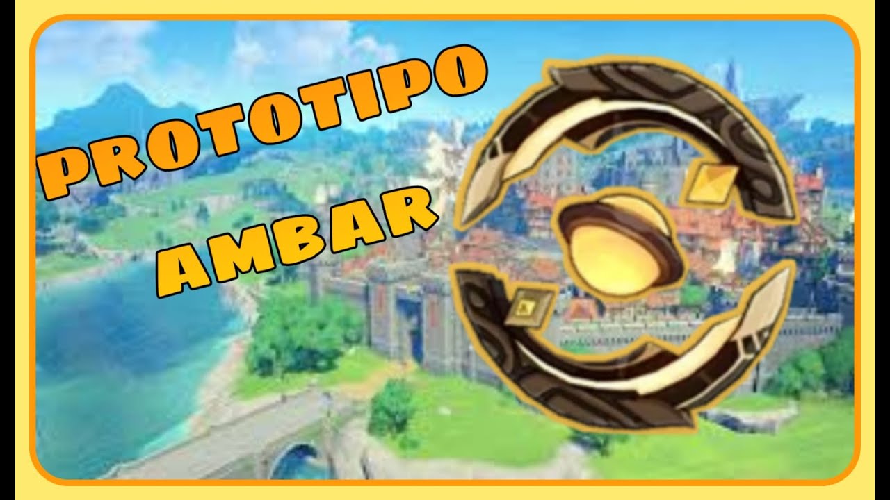 equipamiento / arma - prototipo ámbar | Gigat info | #genshinimpact # ...