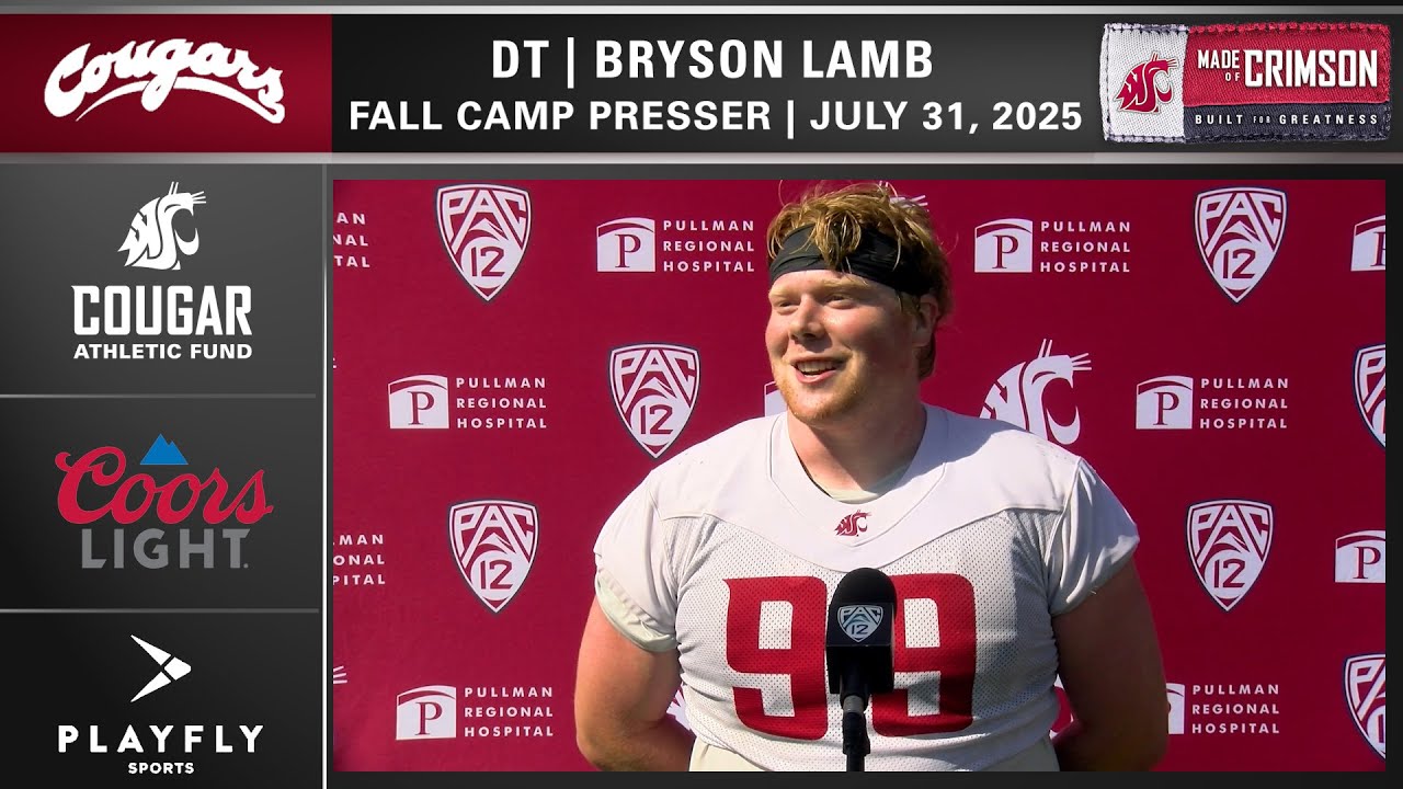 WSU Football: "The whole DL is proud of Everybody" | DT Bryson Lamb ...