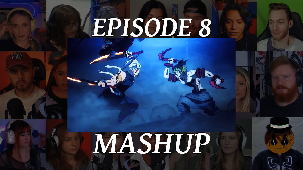 THE BRAWL BEGINS! Demon Slayer Season 2 Episode 8 | Reaction Mashup | Byte - YouTube