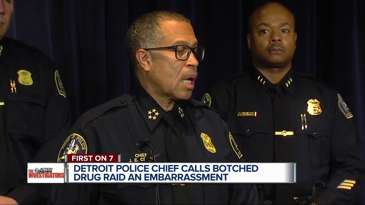 Detroit Police Chief calls botched drug raid an embarrassment - YouTube