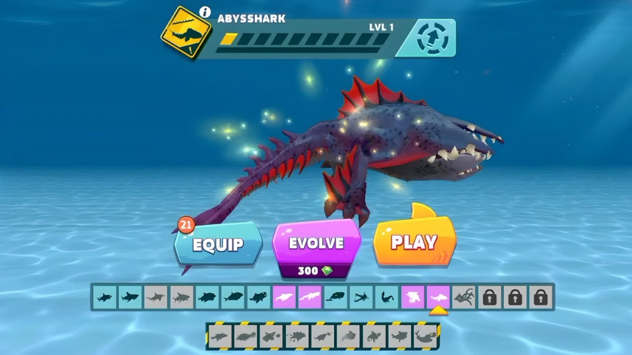 NEW DEVIL ABYSSHARK UNLOCKED AND DEVIL ABYSSHARK GAMEPLAY - Hungry ...