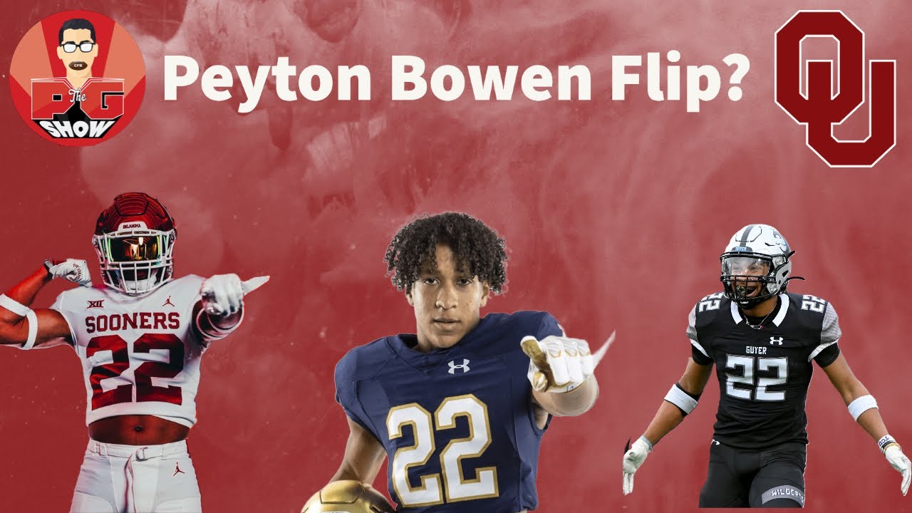 Will Peyton Bowen FLIP? | Oklahoma Sooners Recruiting | OU Football | Notre Dame Recruiting ...