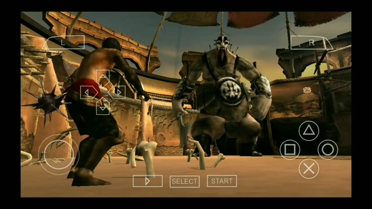 Prince of Persia the two throne giant boss fight ppsspp - YouTube