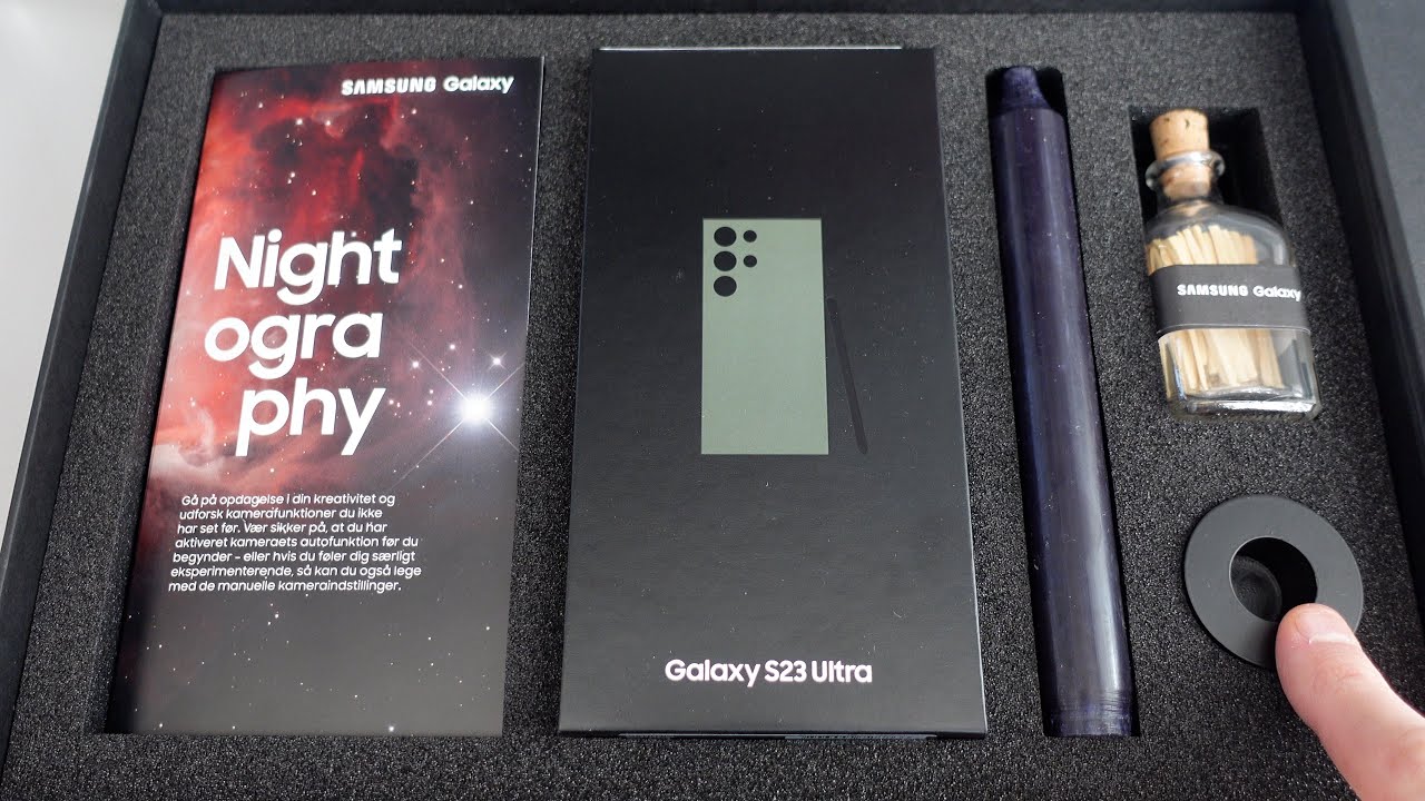 Samsung S23 Ultra Nightography Unboxing Kit - YouTube