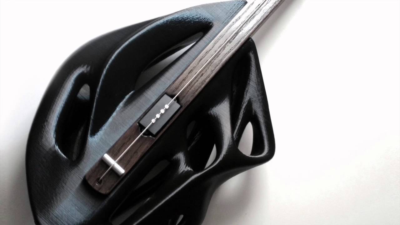 MONAD Studio - 3D-printed Travel Bass Guitar - YouTube