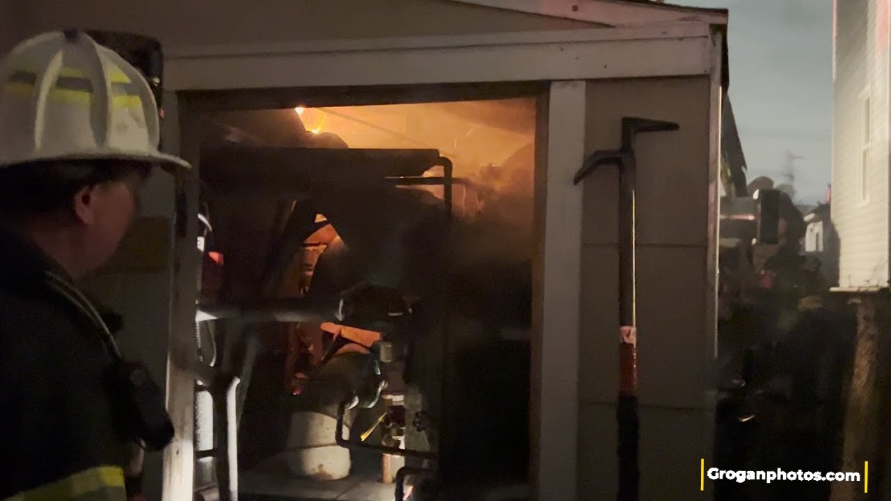 East Rockaway, NY Boiler Room Fire - YouTube