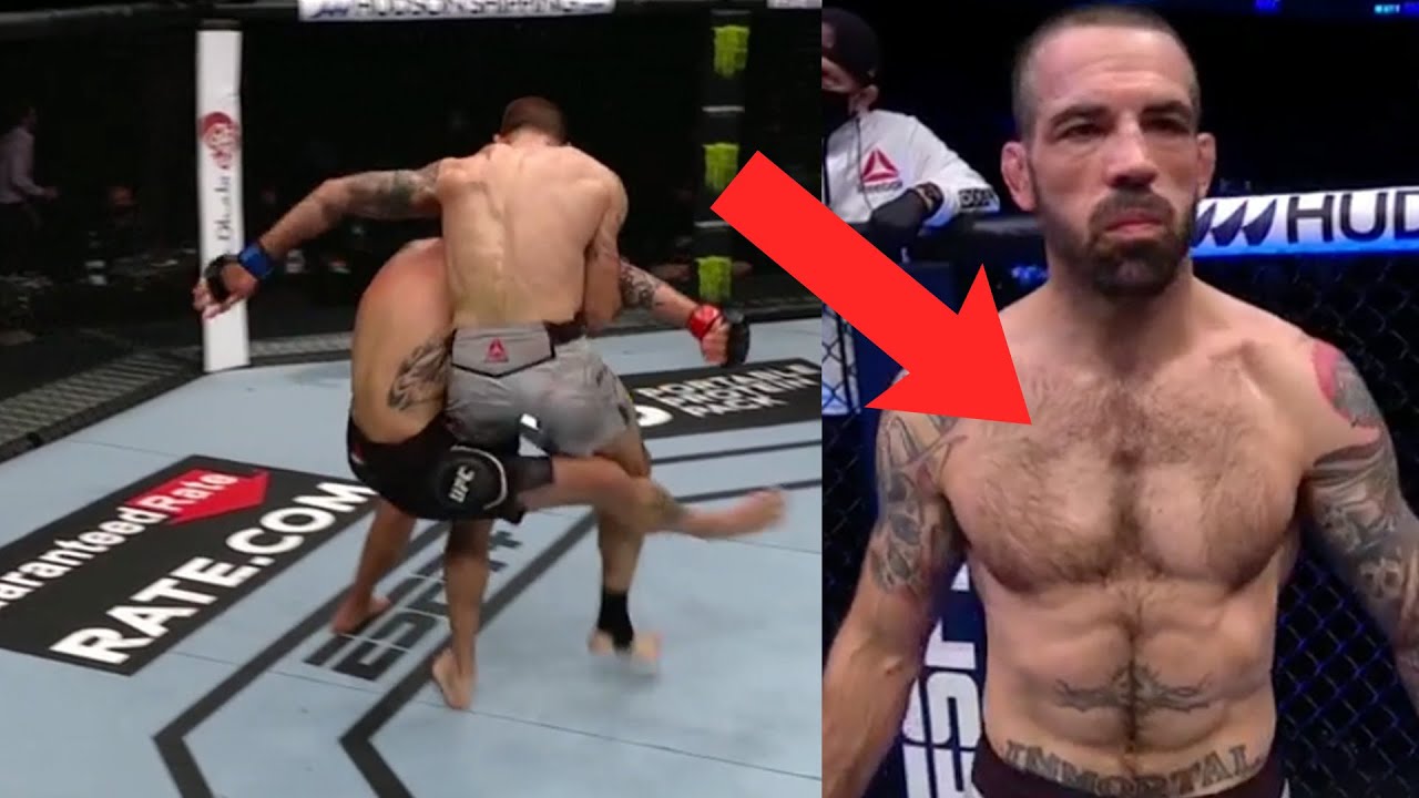 Carlos Condit Sweep Takedown + Matt Browns Chest Hair | MMA Commentary ...