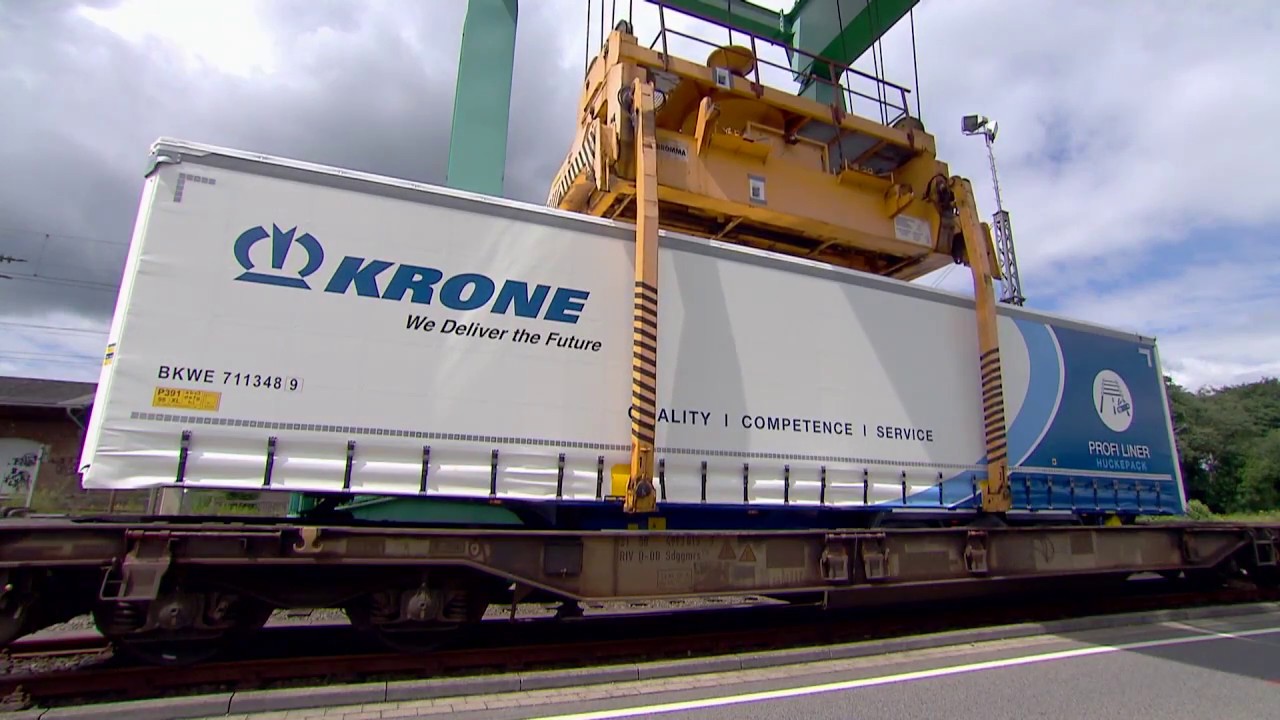 KRONE Profi Liner - Huckepack (DE) - YouTube
