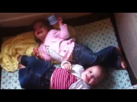 Tickle time for twins - YouTube