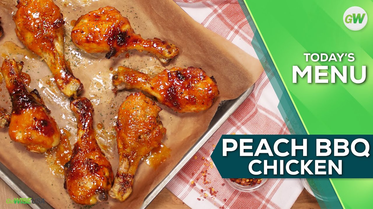 Peach BBQ Chicken - YouTube