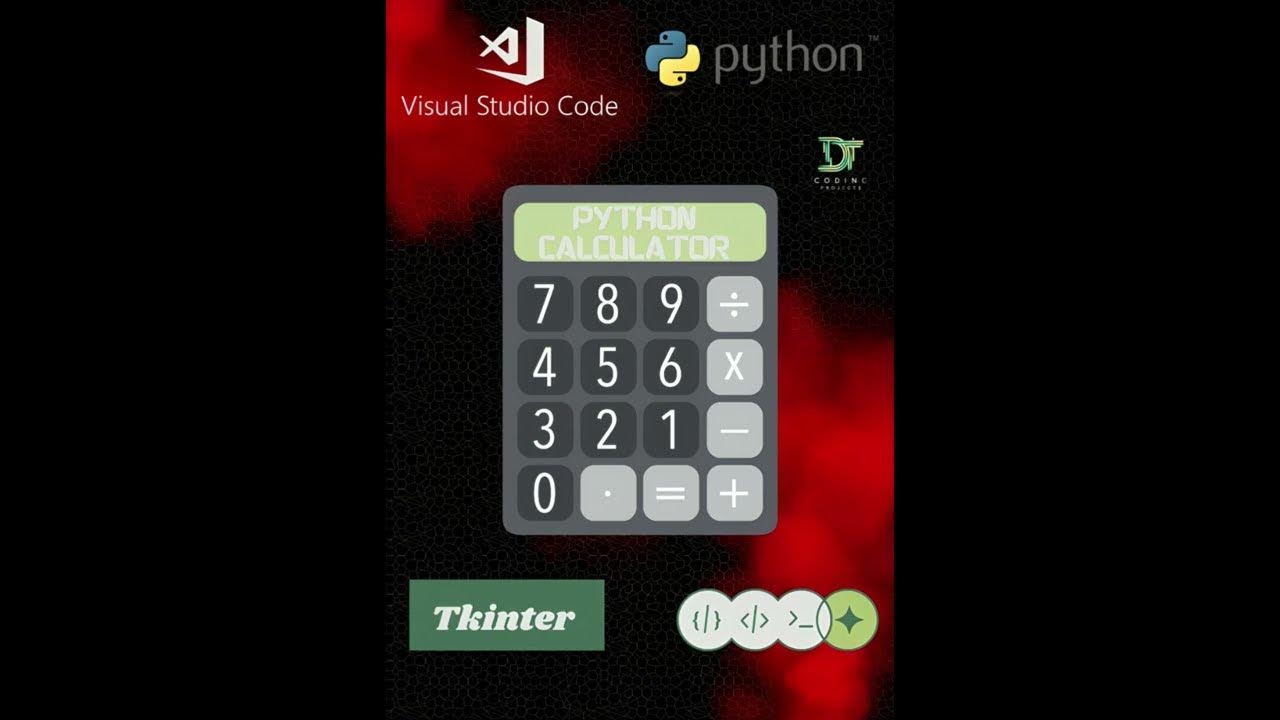 6. Calculator With Tkinter Python #codingproject #learningpython #pythonprogramming #techjourney ...