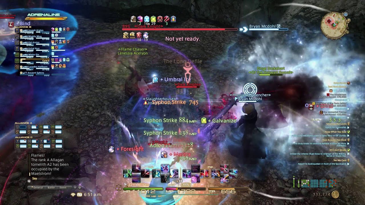 Final Fantasy XIV Heavensward: Seal Rock PvP 10-1 KD 216k Damage Dark ...