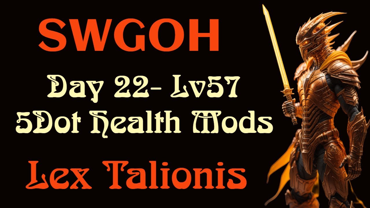 SWGOH New Account Day 15: Level 52, 88K GP, Early Game MOD Discussion ...