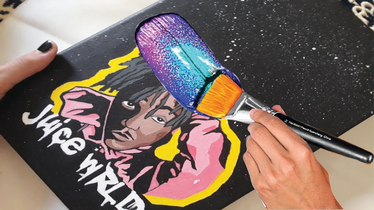 Painting JUICE WORLD 🖌🎨 - YouTube