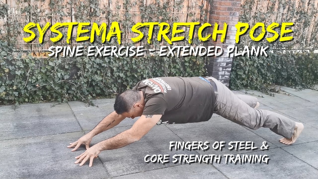 Iron Core Workout, Systema Gouda, stretch pose, spine exercise ...