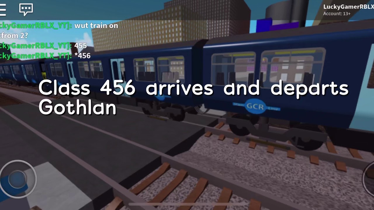 class 456 arrives and departs Gothlan - YouTube