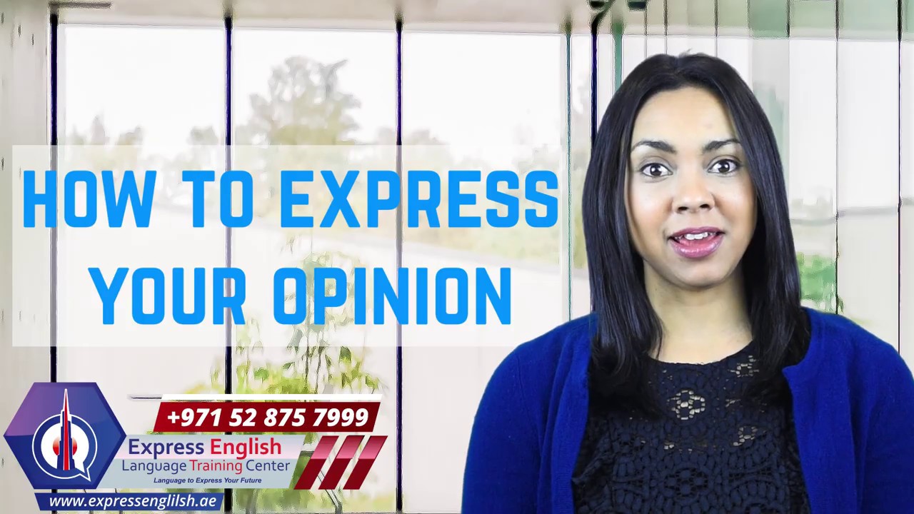 How to Express Your Opinion in English (With Examples) - YouTube