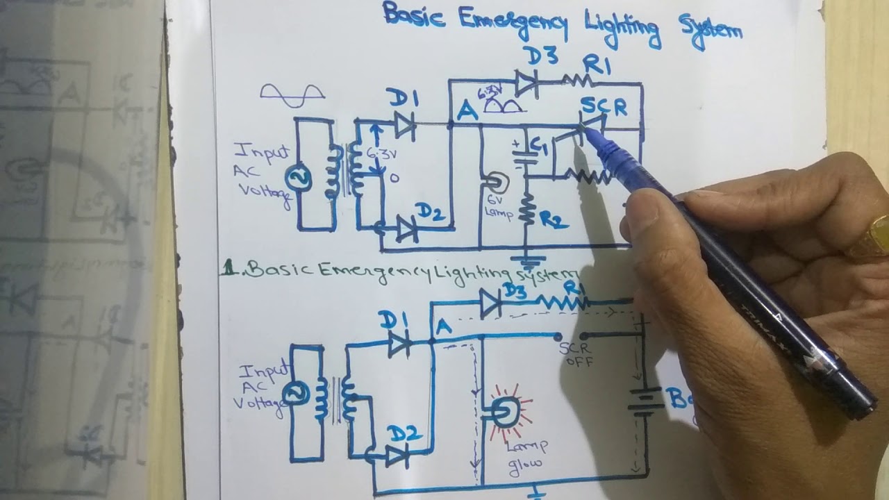 Basic Emergency Lighting System - YouTube