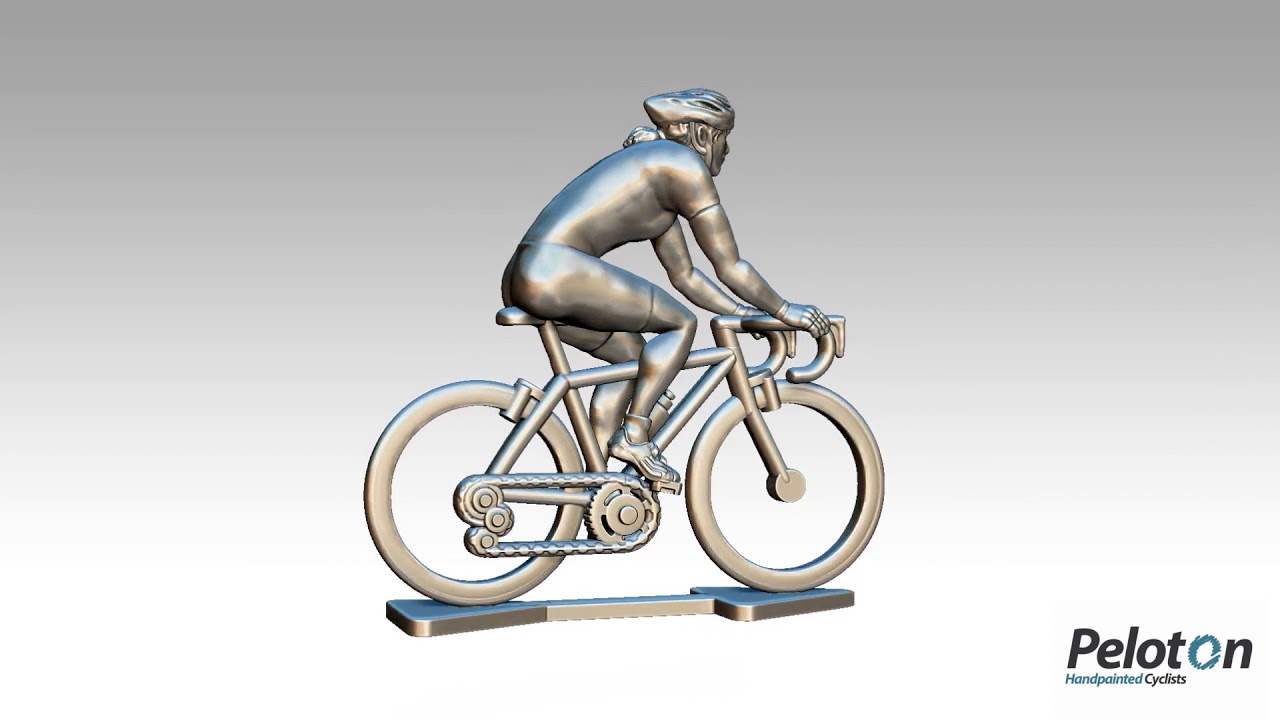 Peloton - Type H, Female cyclist Full 3D - YouTube
