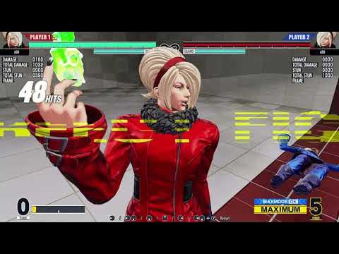 KOFXV Ash-Crimson 100% Damage Death Combos Exhibition (For 1.7 & 1.8 Version) - YouTube