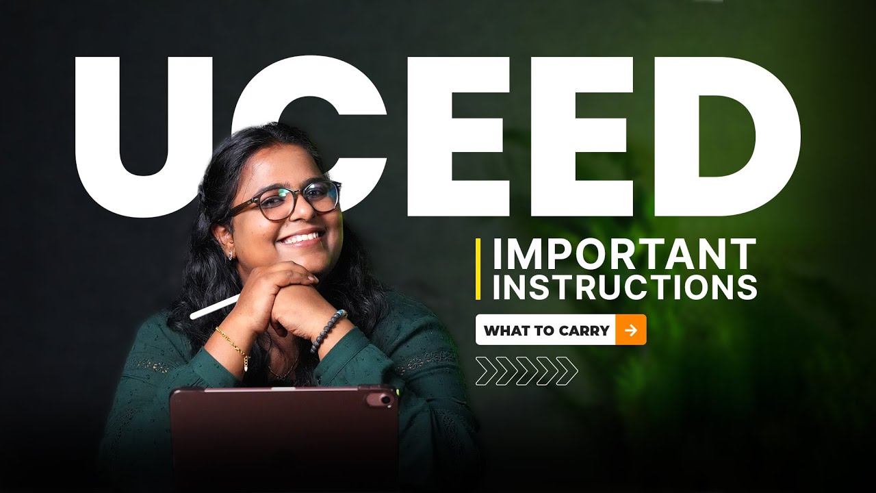 UCEED 2024 EXAM DAY CHECKLIST | WHAT TO CARRY & WHAT NOT TO? | ADMIT ...
