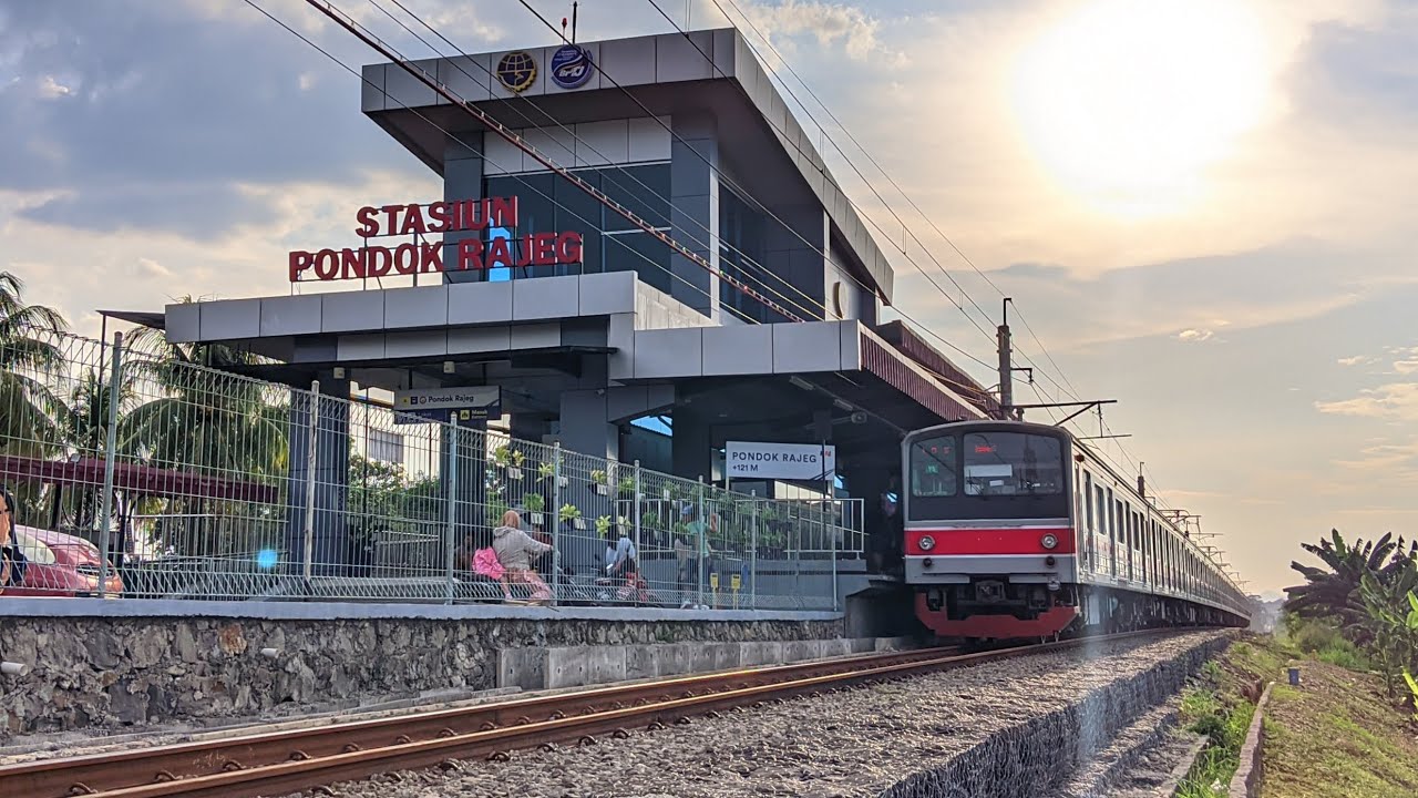 INI DIA YANG DINANTI NANTI LINTAS NAMBO !! Akhirnya Stasiun Pondok ...