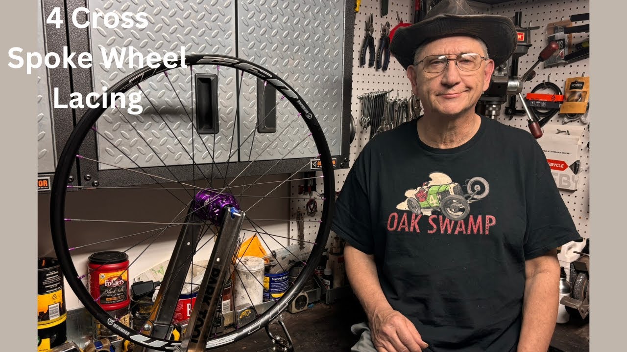 4 Cross Spoke Wheel Lacing - YouTube