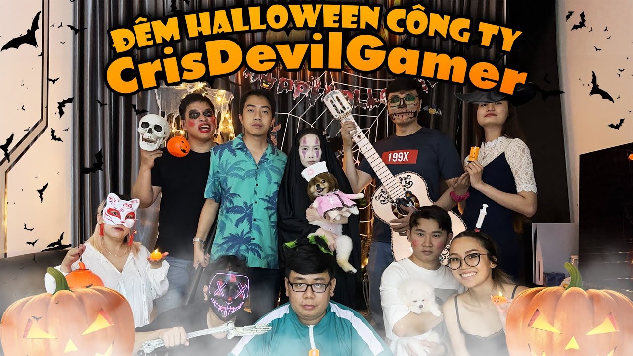 Đêm Halloween của công ty CrisDevilGamer - YouTube