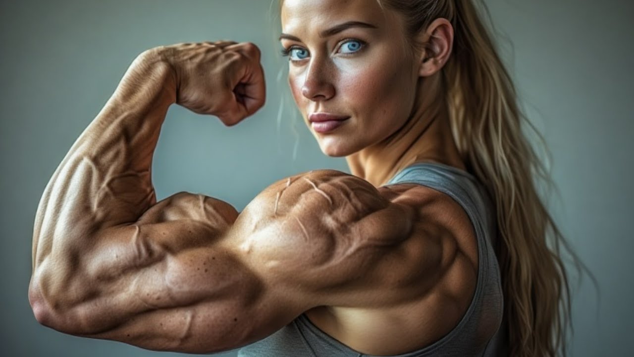 AN ULTIMATE FEMALE BODYBUILDER FROM SWEDEN : J ALAJAHJI - YouTube