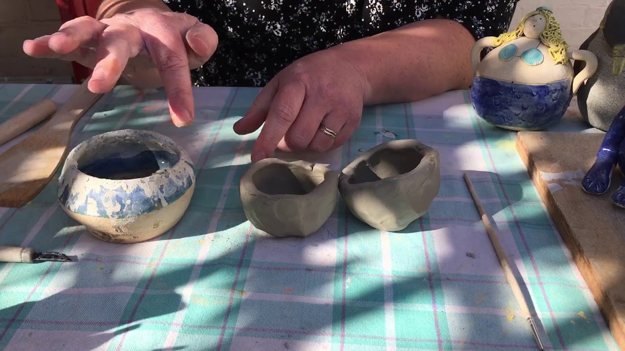 How to make a clay hollow sphere - YouTube
