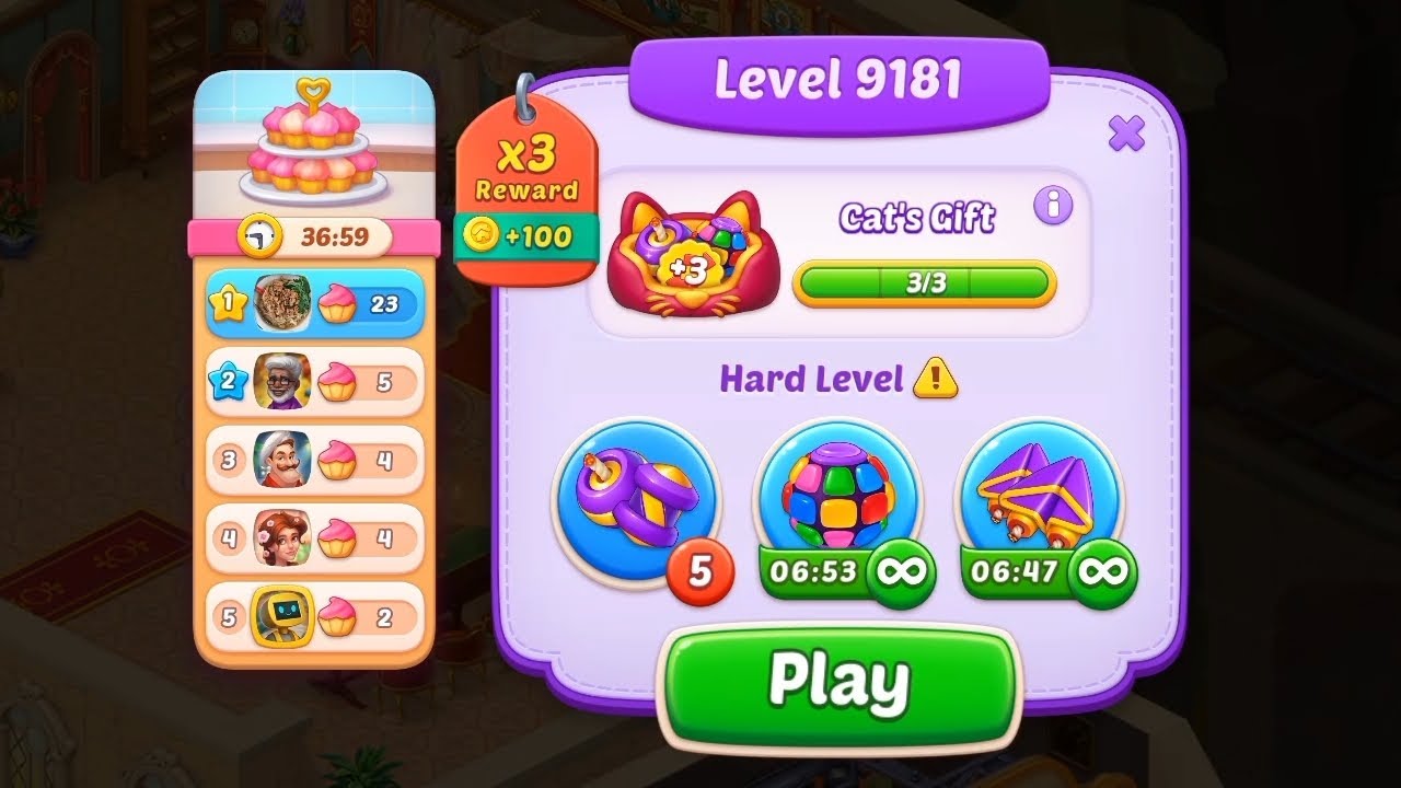 homescapes level 9181 | homescapes hard level - YouTube