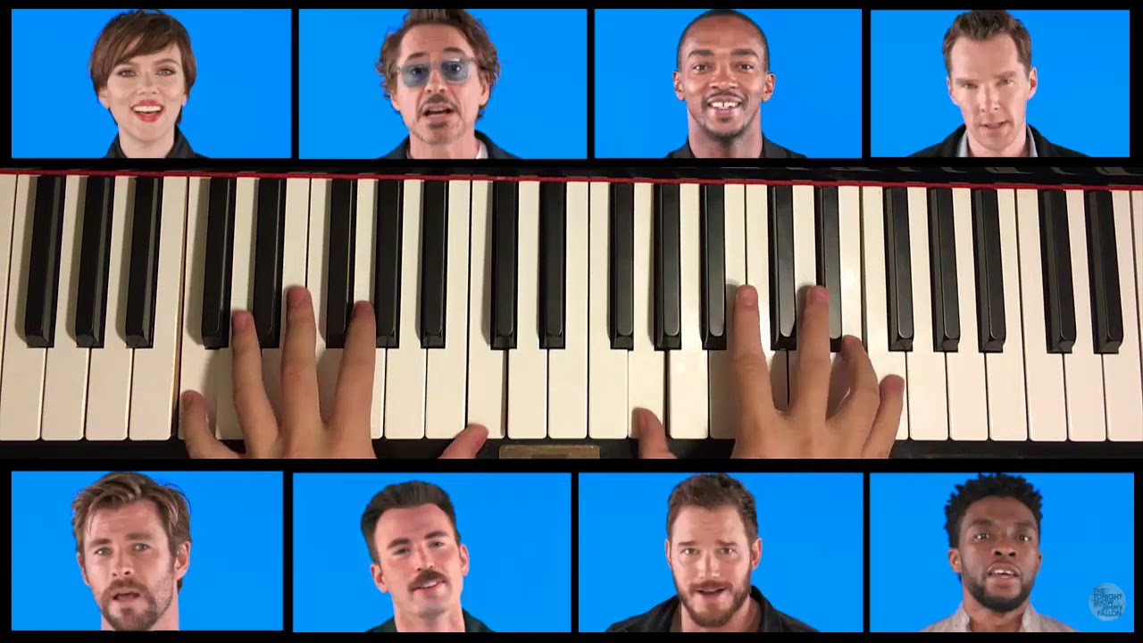 AVENGERS INFINITY WAR "THE MARVEL BUNCH" ON PIANO - YouTube