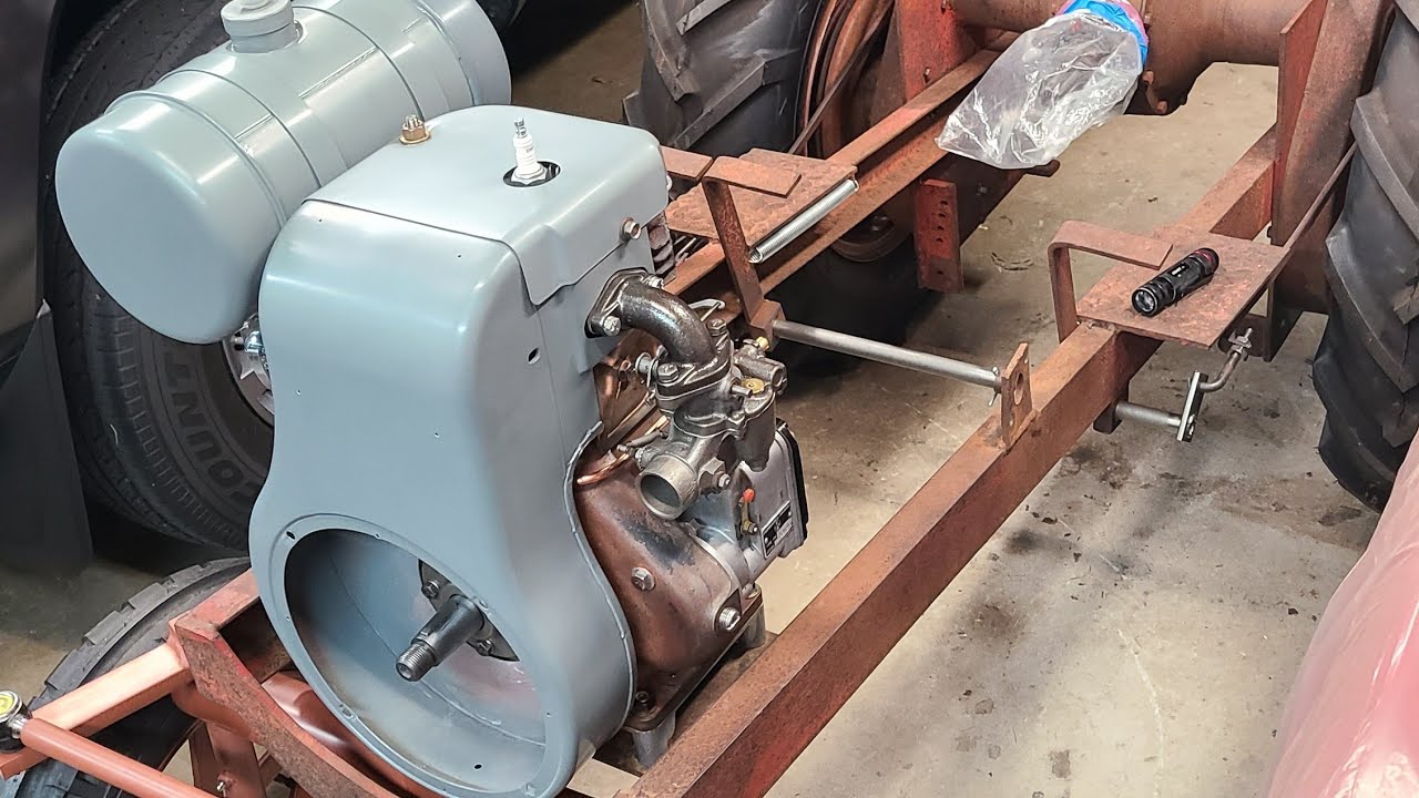 1955 Wheel Horse Senior Garden Tractor Wisconsin AEN Engine Reassembly ...