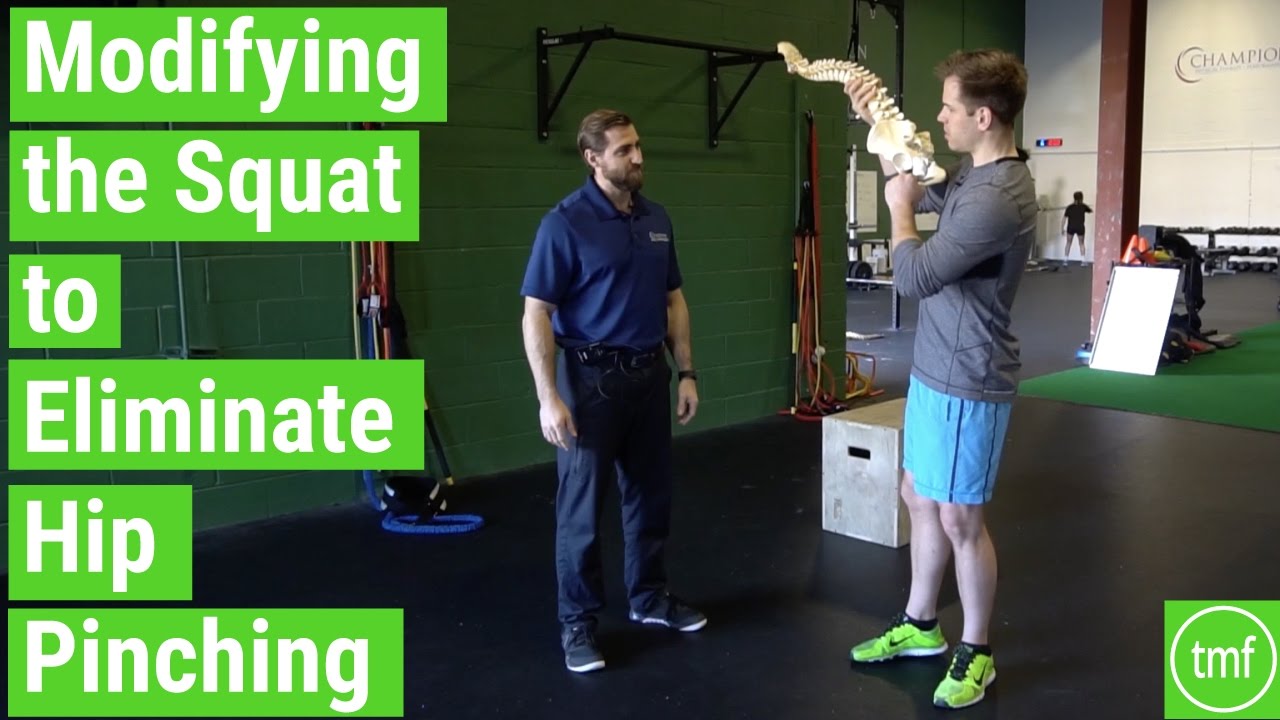 Modifying the Squat to Get Rid of Hip Pinching | Ep 114 | Movement Fix ...