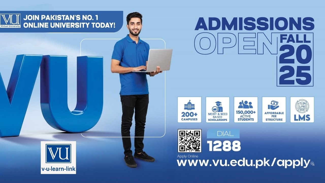 VU Fall Admission 2025 | Fee Structure ofVu | why choice Virtual ...