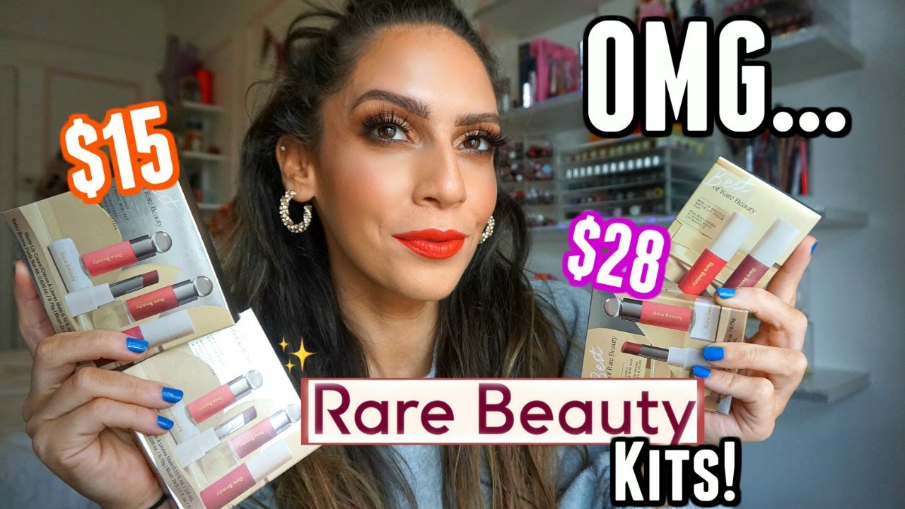 NEW! RARE BEAUTY MAKEUP KITS... UNBOXING! - YouTube