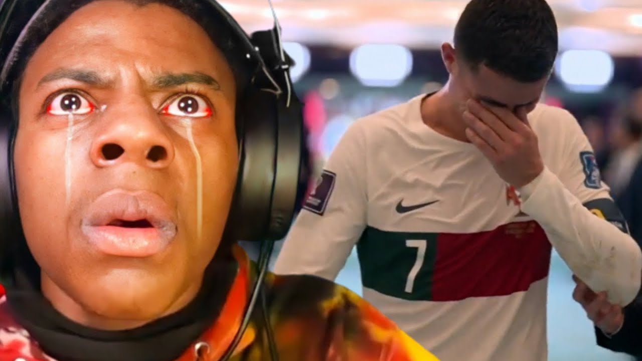 IShowSpeed Watches Ronaldo Cry 😢 - YouTube