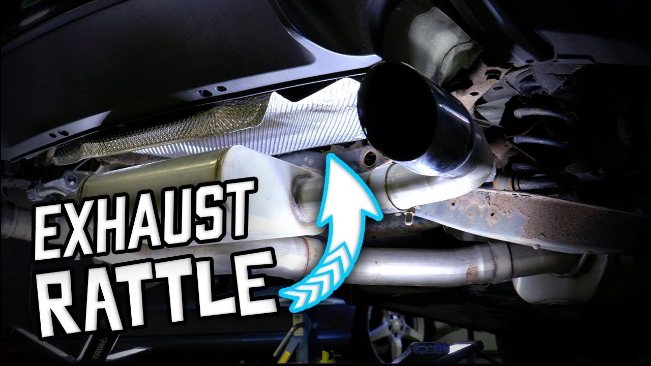 MK6 VW GTI Rear Muffler Heat Shield Replacement | No More Rattle - YouTube