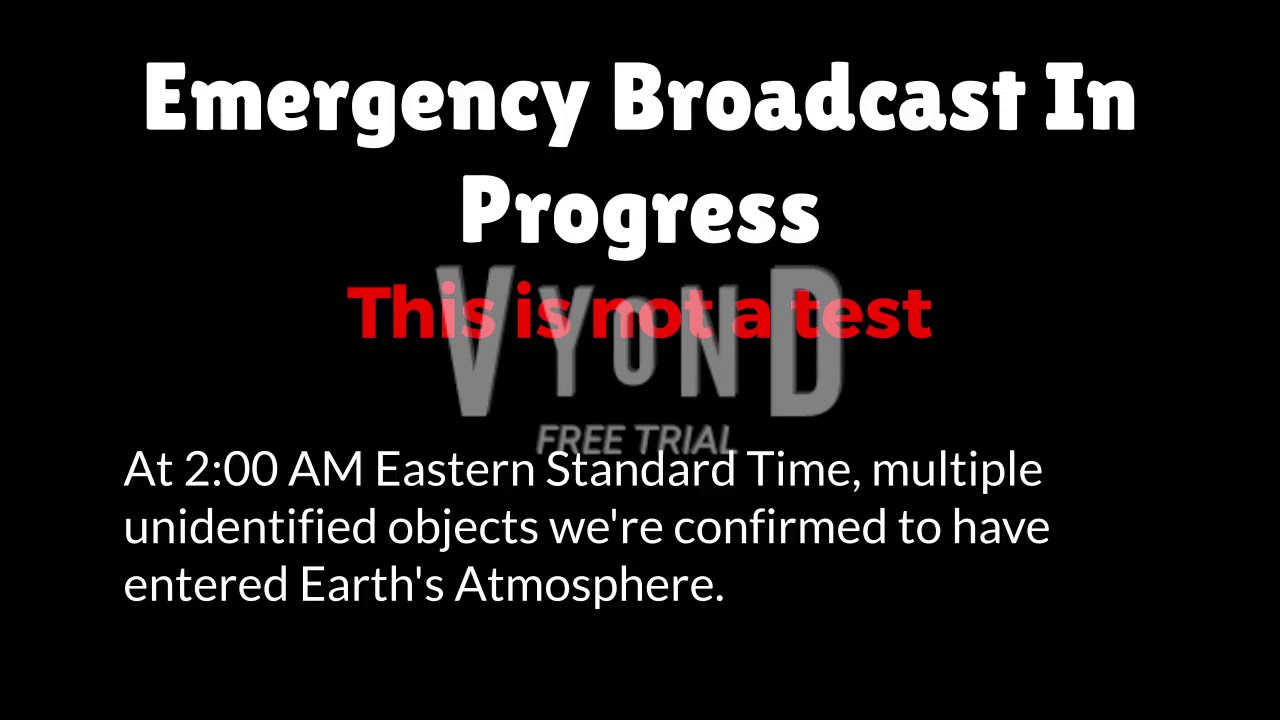 Creepy EAS Prank #1 The End Of World - YouTube